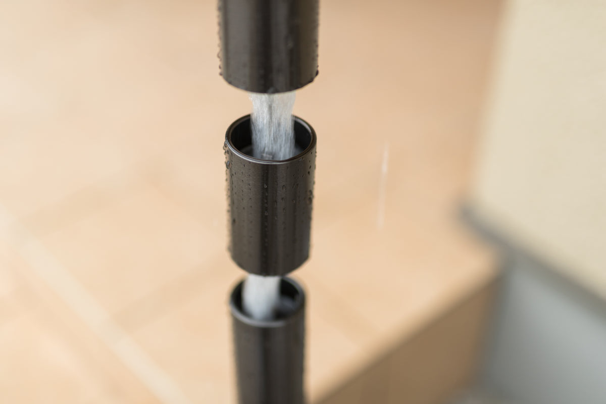 How water travels inside the drain pipe – SEO RAIN CHAIN